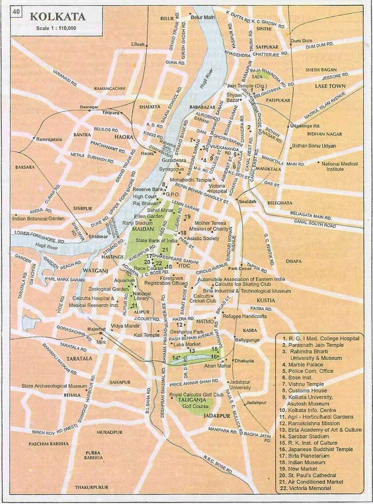 Calcutta Map