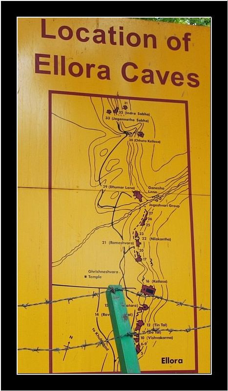 Location Map of Ellora Caves - India Travel Forum | IndiaMike.com