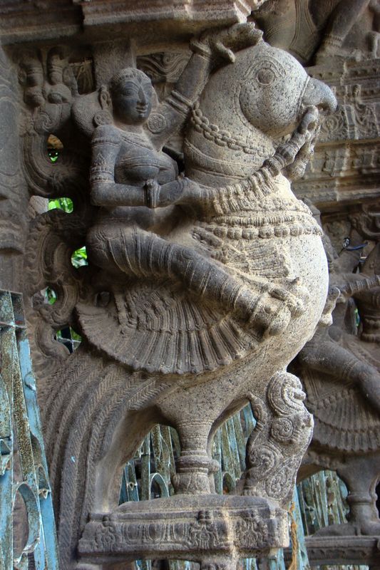 Kanchipuram - Sculpture - Varadaraja Perumal temple - India Travel ...
