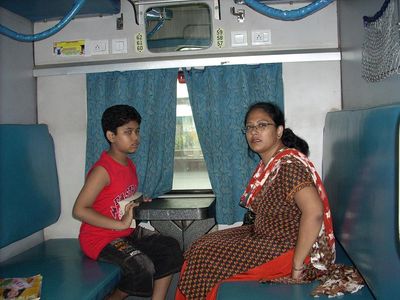 Rajdhani Express Interior