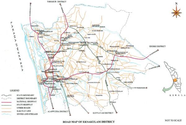 Kerala Road Map