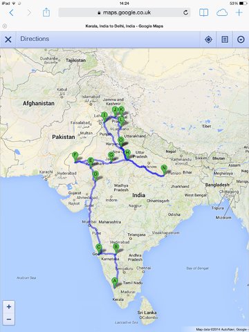 India Travel Advice Map - Infoupdate.org